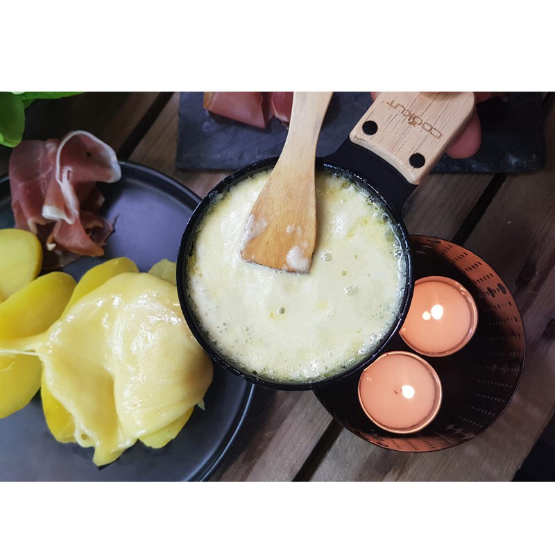 Raclette à la bougie Cookut - Set 2 ou 4 personnes