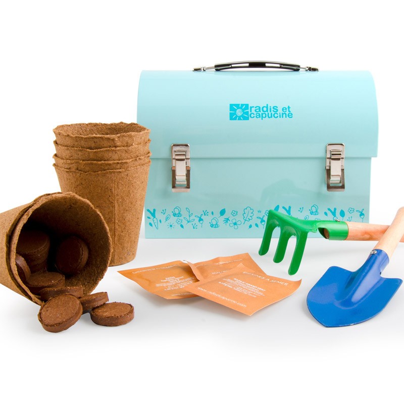 Mini kit de jardinage enfant - Radis et Capucine