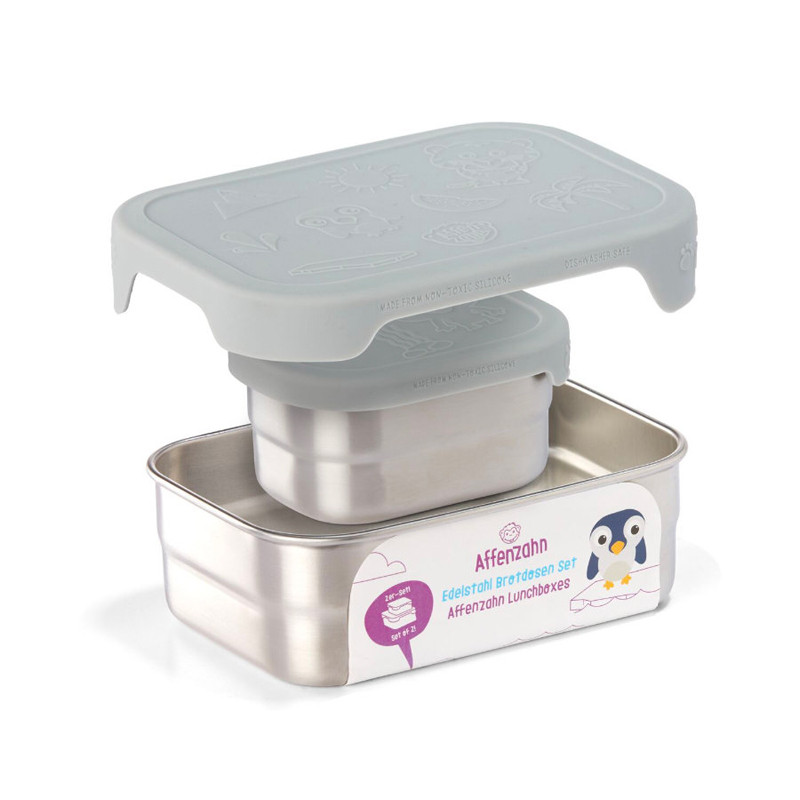 Boîte goûter inox Affenzahn