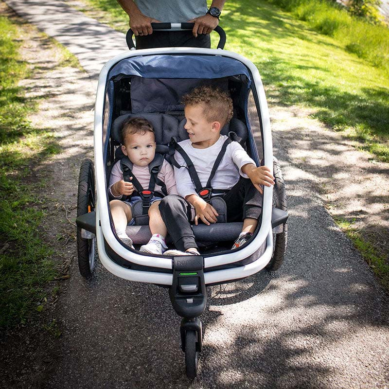 Hamax Outback : une remorque vélo enfant pour les grandes aventures