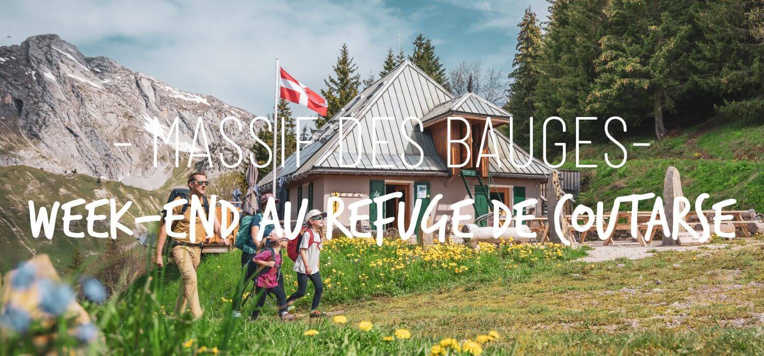 Week-end rando famille en refuge dans les Bauges